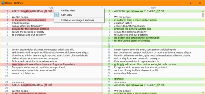 开源代码比对工具DiffPlex的用法-duidaima 堆代码